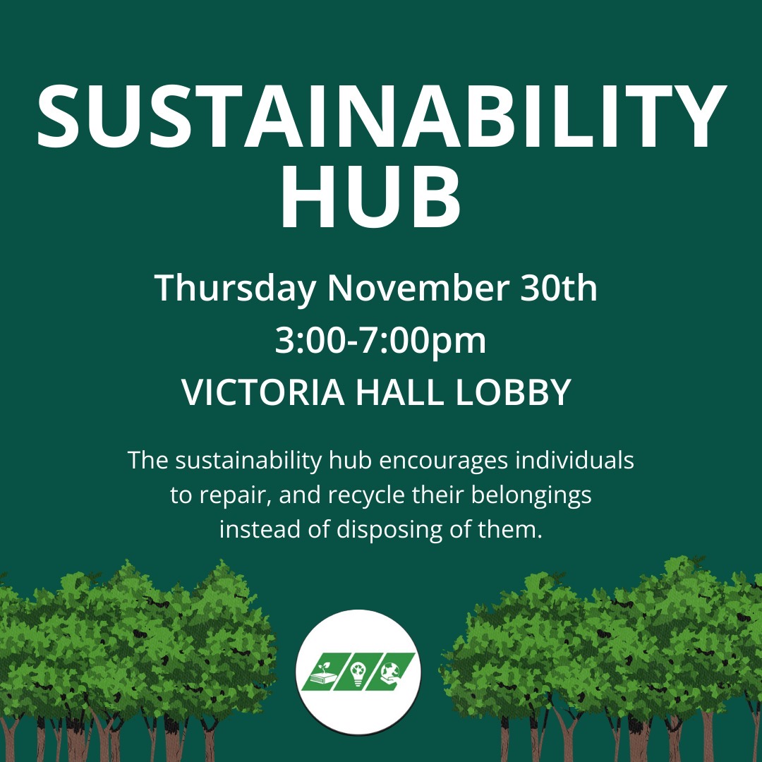 Fall Semester Final Instalment of the Sustainability Hub - Alma Mater ...